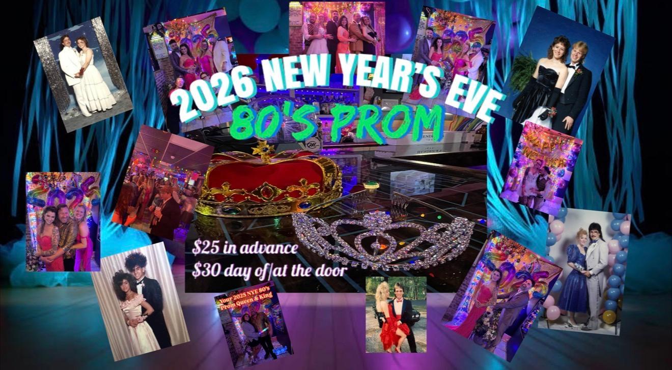 3rd Annual PINKY & CLYDE'S NEW YEAR'S EVE 80's PROM (Dance, Dance Dance ...